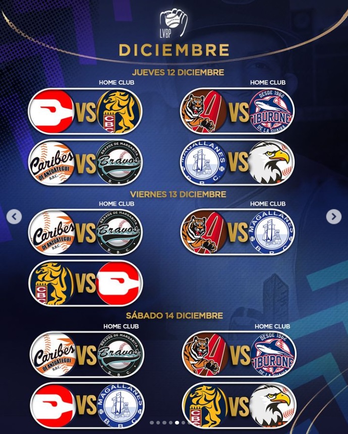 Definido el calendario de la LVBP Temporada 2024-2025 - BeisbolPlay