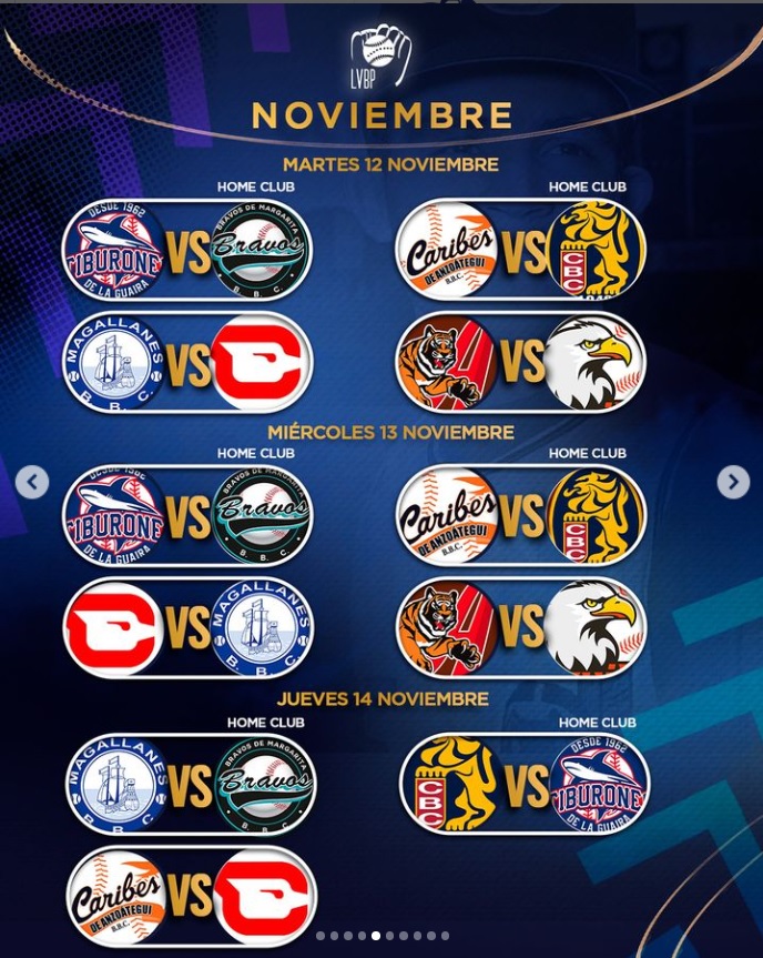 Definido el calendario de la LVBP Temporada 2024-2025 - BeisbolPlay