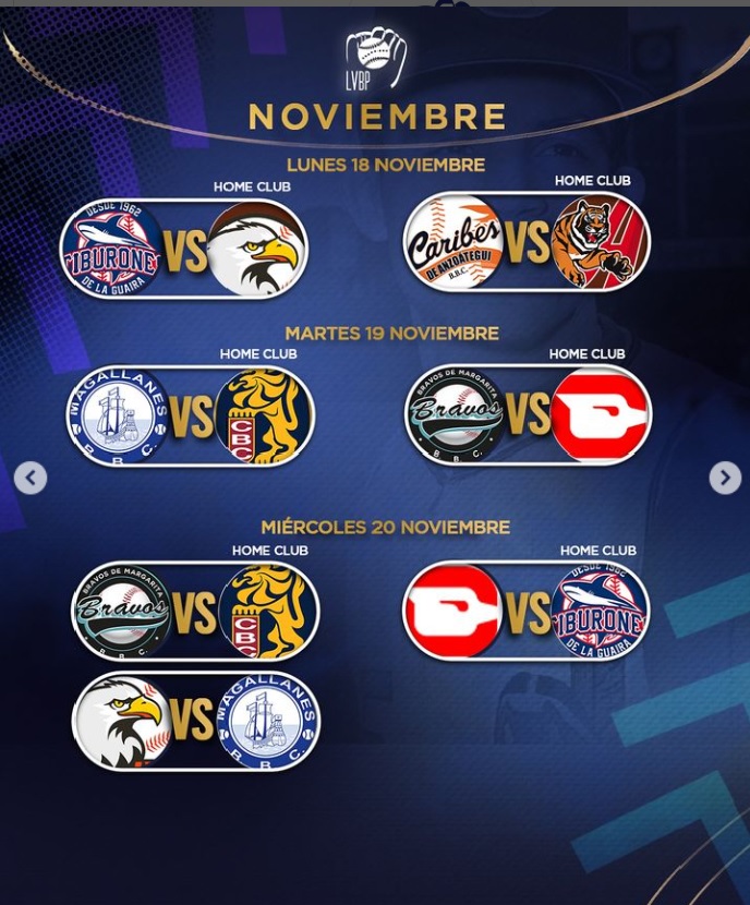 Definido el calendario de la LVBP Temporada 2024-2025 - BeisbolPlay